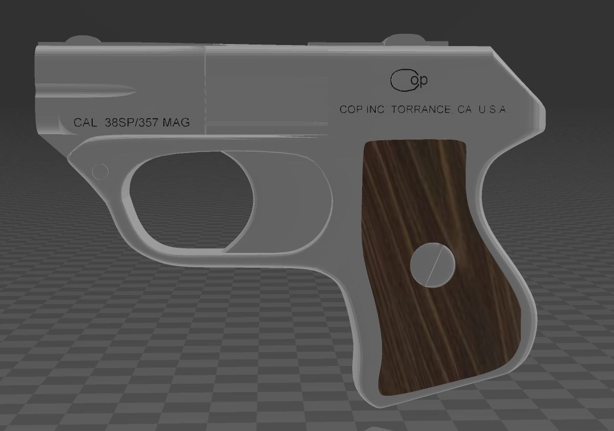 🔫 COP .357 Derringer・ STL File for ・Cults